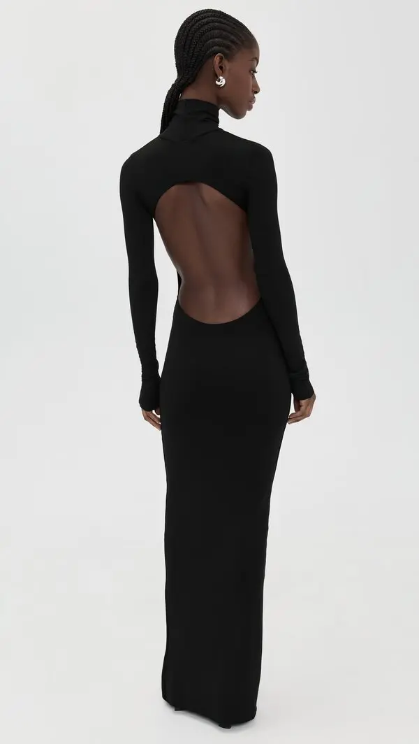 Eterne Stella Turtleneck Maxi Dress