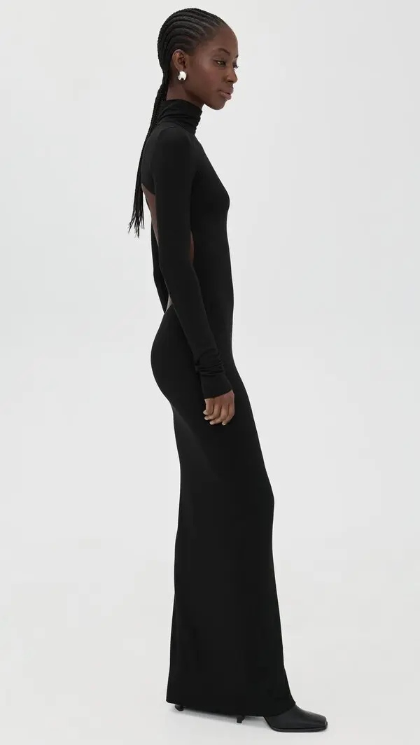 Eterne Stella Turtleneck Maxi Dress