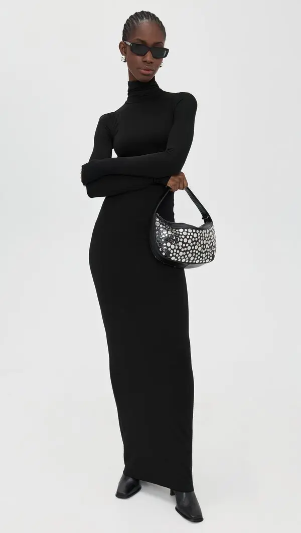 Eterne Stella Turtleneck Maxi Dress