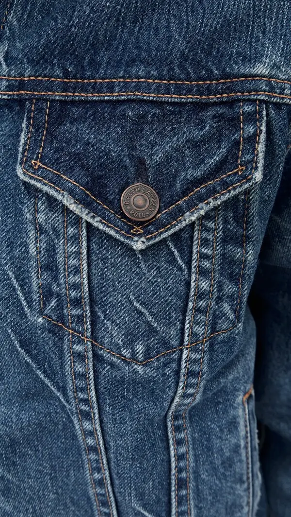 Polo Ralph Lauren 3x1 Rigid Denim Classic Trucker Jacket - Meuse Wash