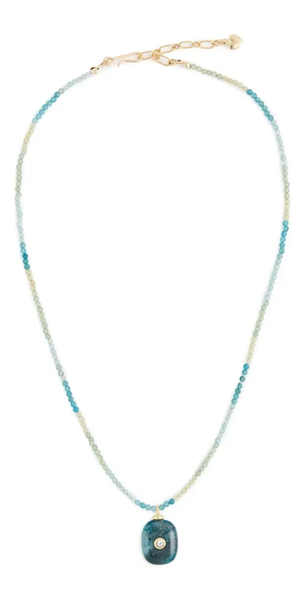 Brinker & Eliza September Crystal Necklace - Apatite Multi