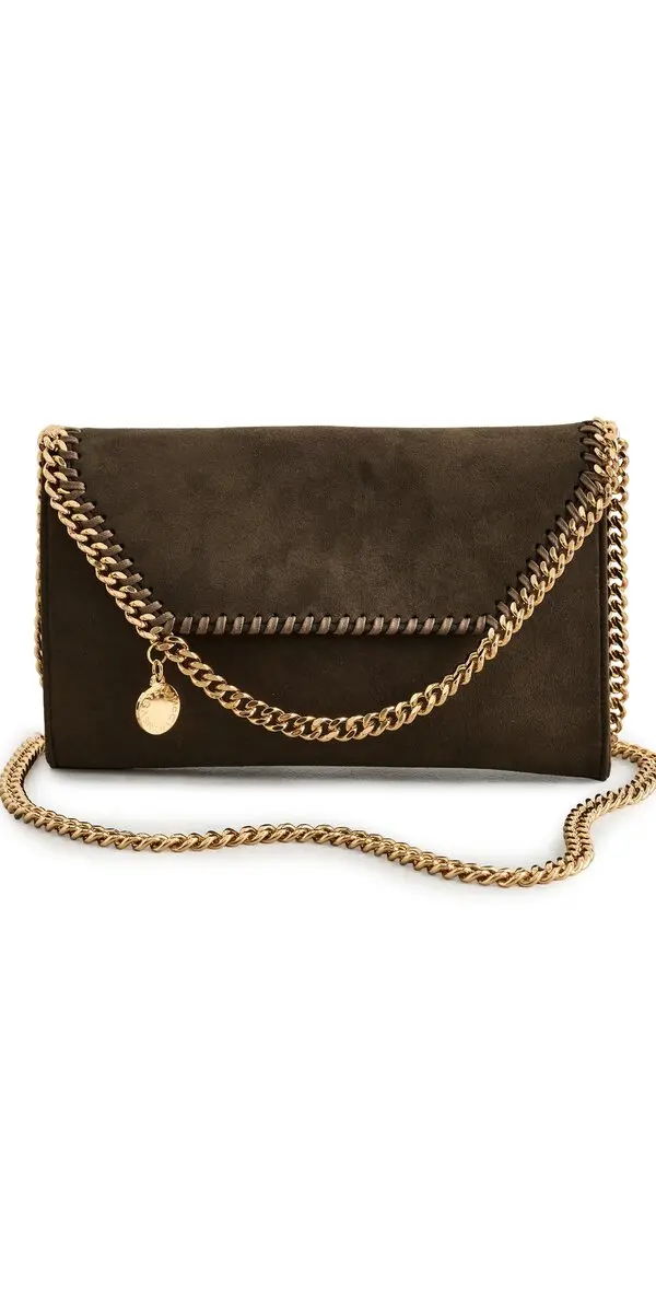 Stella McCartney Falabella Wallet Chain Crossbody Bag - Moka