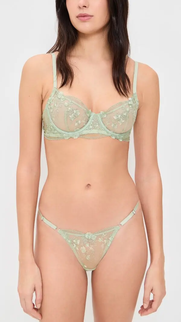 KAT THE LABEL Sofia Thong - Pistachio
