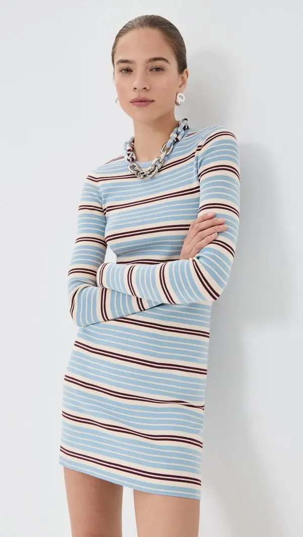 Rabanne Stripe Mini Dress
