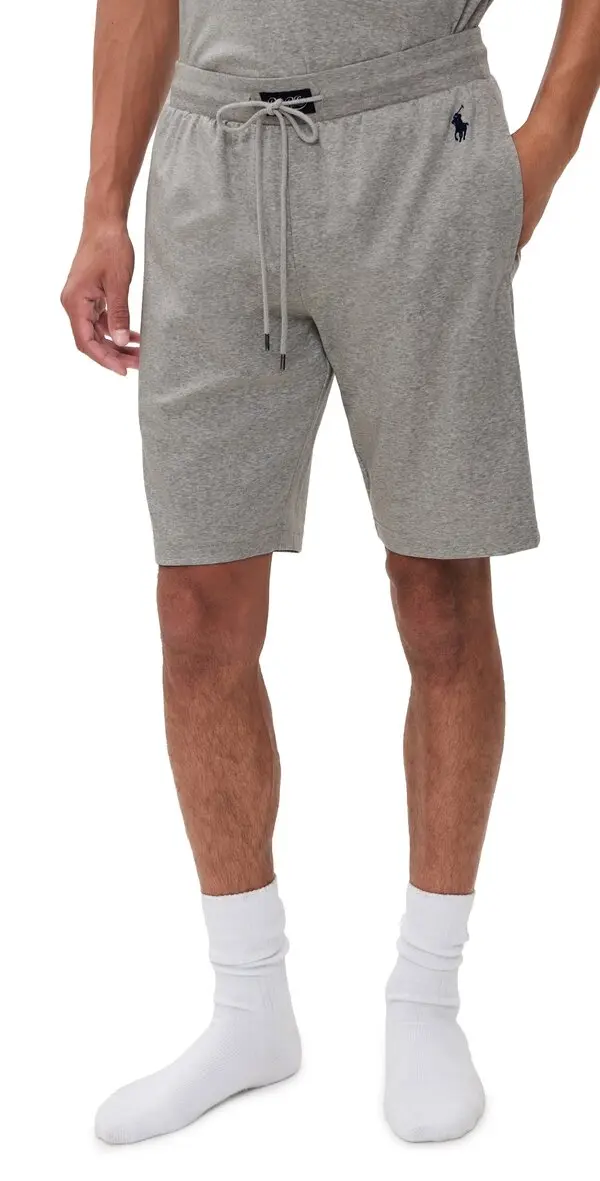 Polo Ralph Lauren Mercerized Cotton Sleep Shorts - Andover Heather