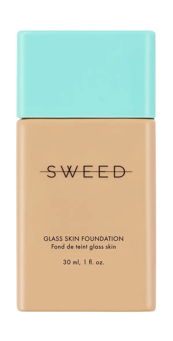 SWEED LASHES Glass Skin Foundation - 12 - Tan To Deep With Neutral To Warm Yellow Undertones