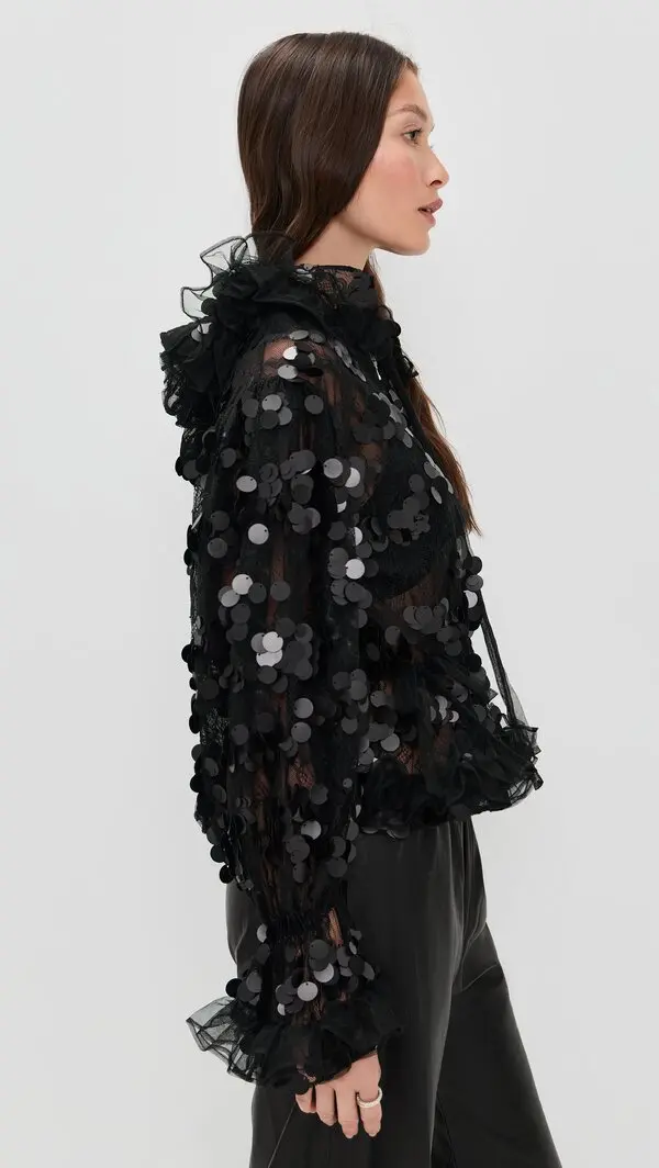 AKNVAS Sofie Sequin Lace Jacket