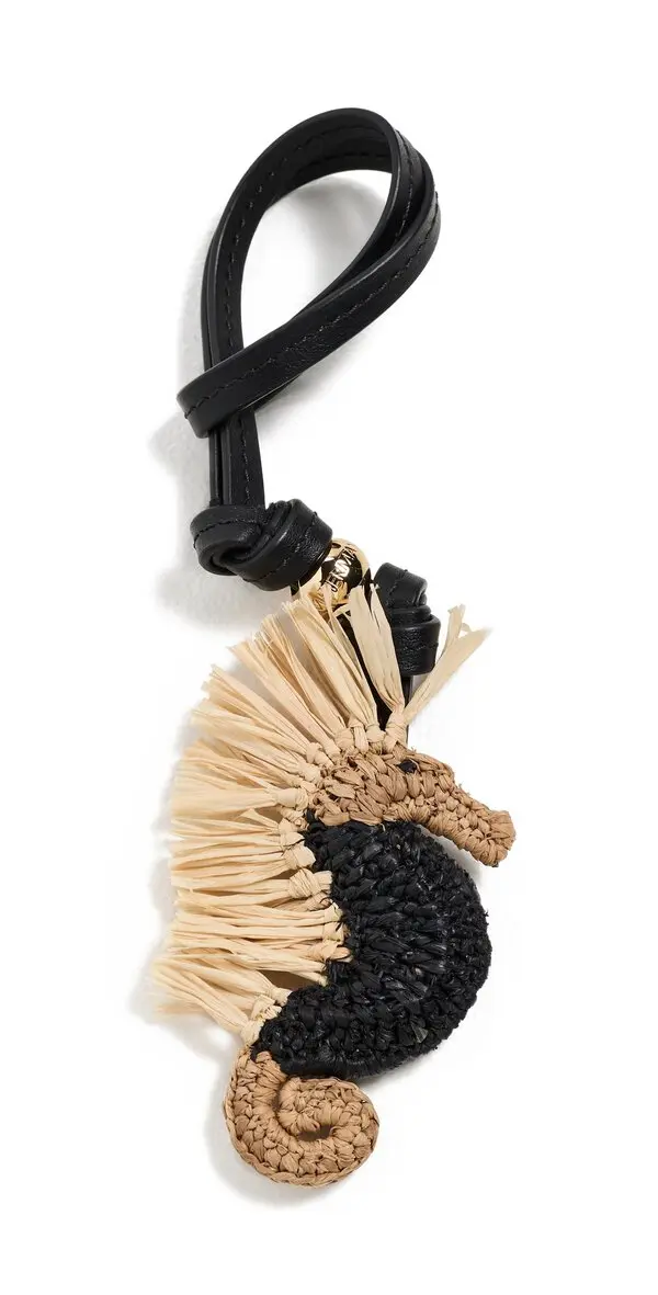 Zimmermann Seahorse Raffia Charm