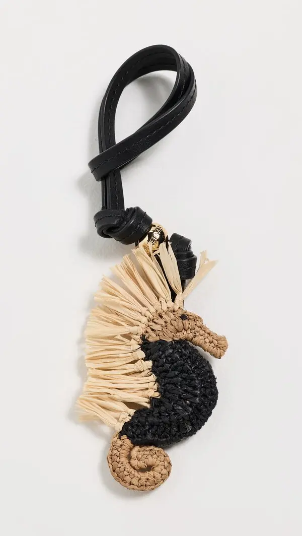 Zimmermann Seahorse Raffia Charm