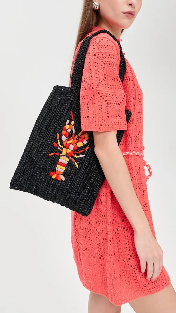 Maria La Rosa Lobster Crochet Tote