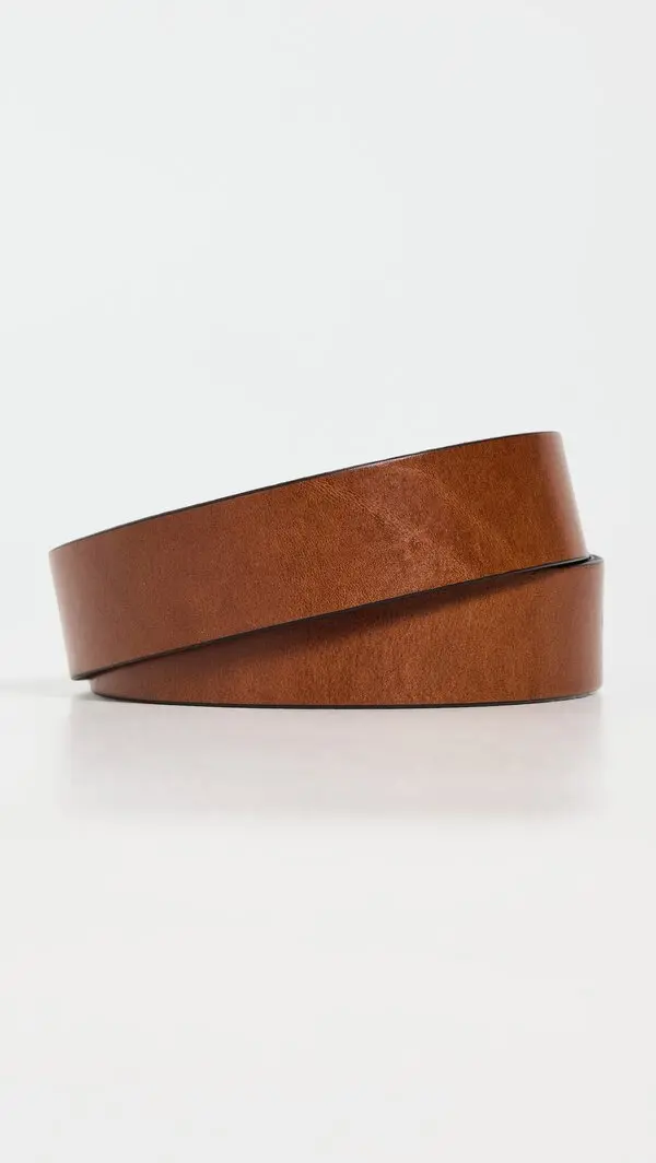 LES DEUX Walker Leather Belt - Brown