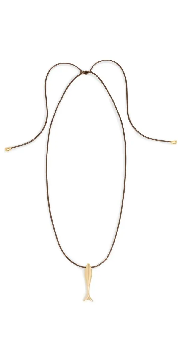 Éliou Minnow Necklace - Gold Plated