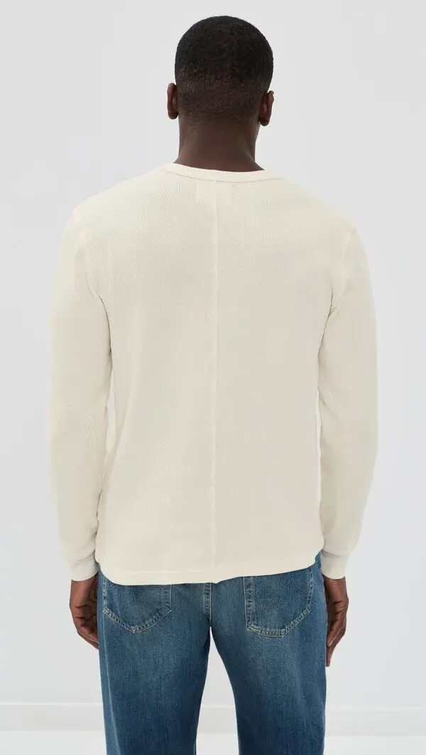 Citizens Of Humanity Waffle Crewneck Tee - Plaster
