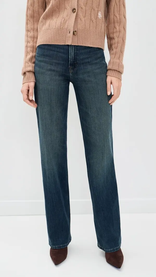 Good American Good True Straight Jeans