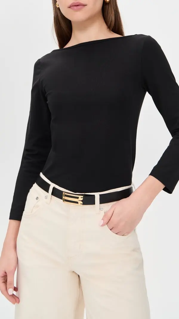 Victoria Beckham Regular Frame Belt - Black