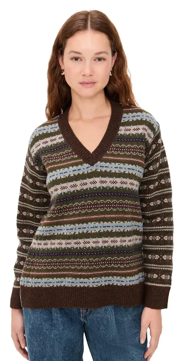 Sea Ciara Fair Isle Knit Sweater