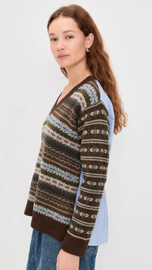 Sea Ciara Fair Isle Knit Sweater