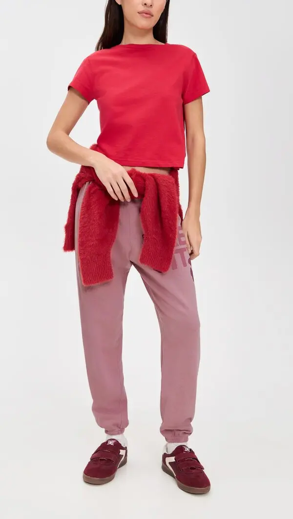 FREECITY Logo Print Sweatpants - Makeup