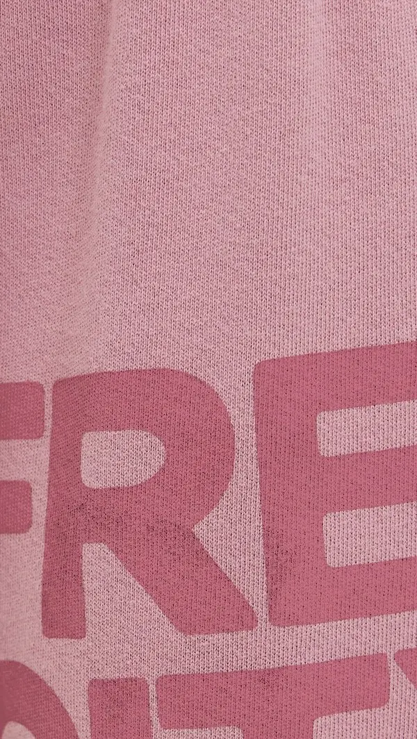 FREECITY Logo Print Sweatpants - Makeup
