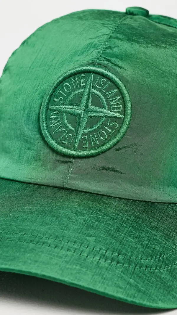 Stone Island Nylon Baseball Cap - Malachite
