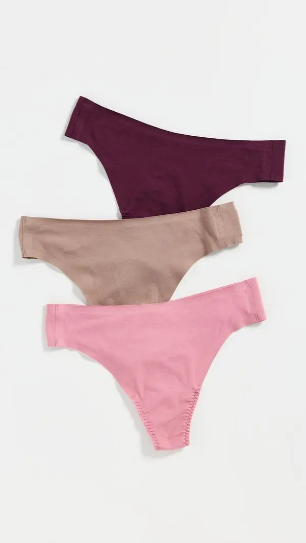 Spanx Fit To You Cotton Thongs 3 Pack