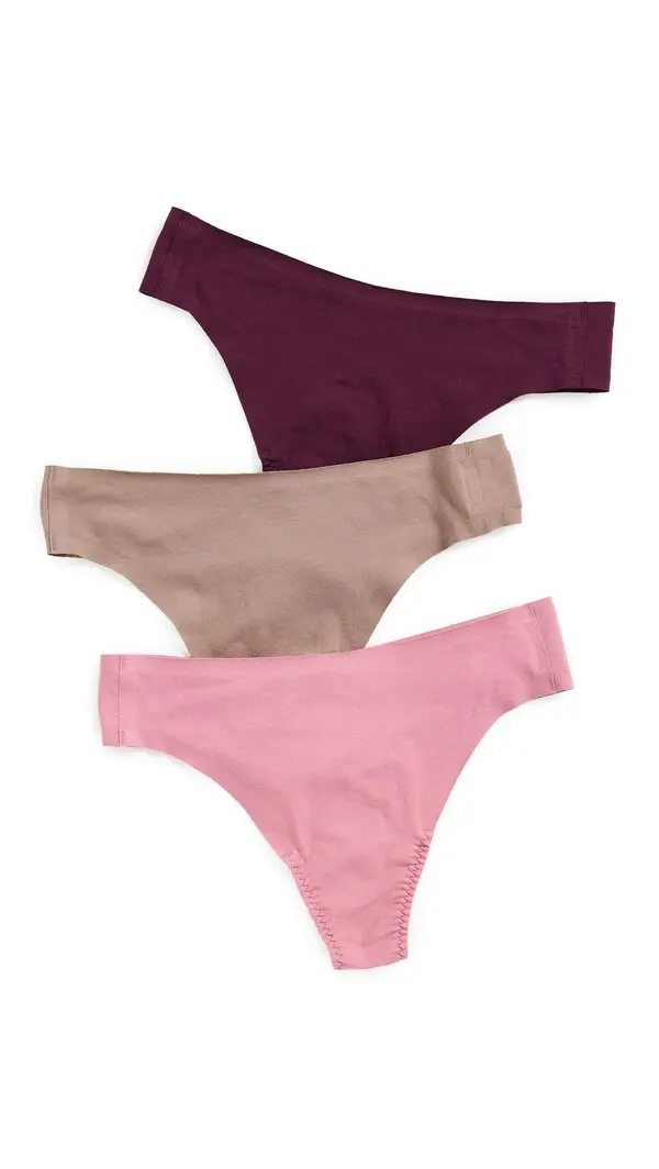 Spanx Fit To You Cotton Thongs 3 Pack