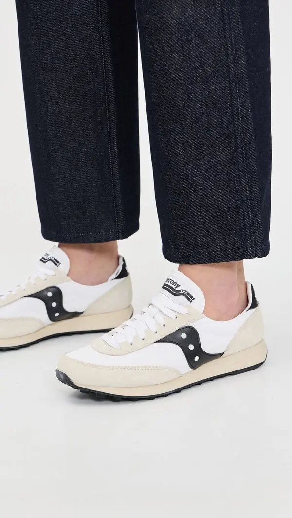 Saucony Jazz 80 Low Top Sneakers - White/black