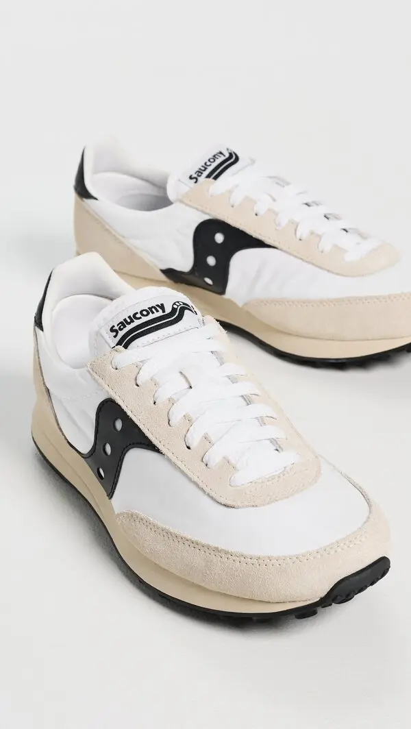 Saucony Jazz 80 Low Top Sneakers - White/black