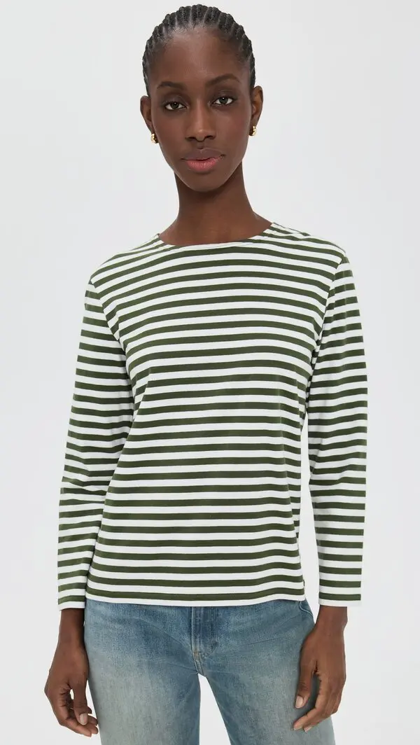 Denimist Long Sleeve Boat Neck T-shirt
