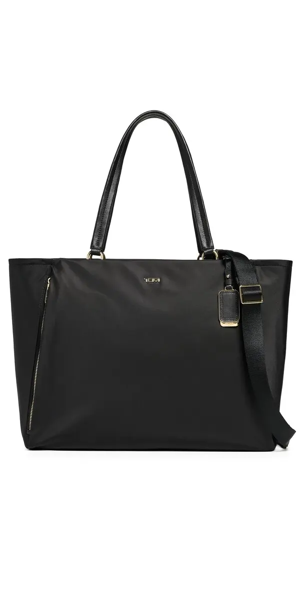 Tumi Large Tote - Black/gold
