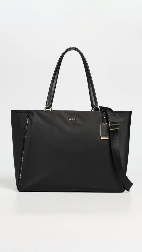 Tumi Large Tote - Black/gold