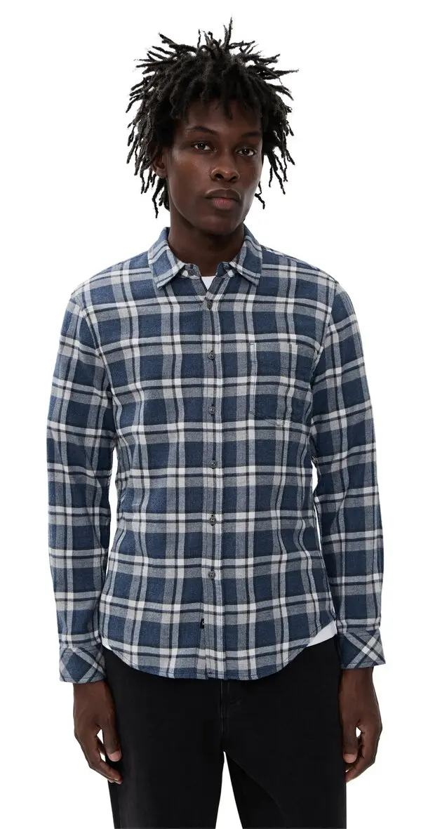 Rails Lennox Plaid Flannel Top