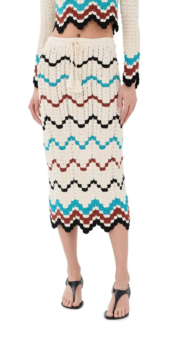 Escvdo Safi Crochet Skirt