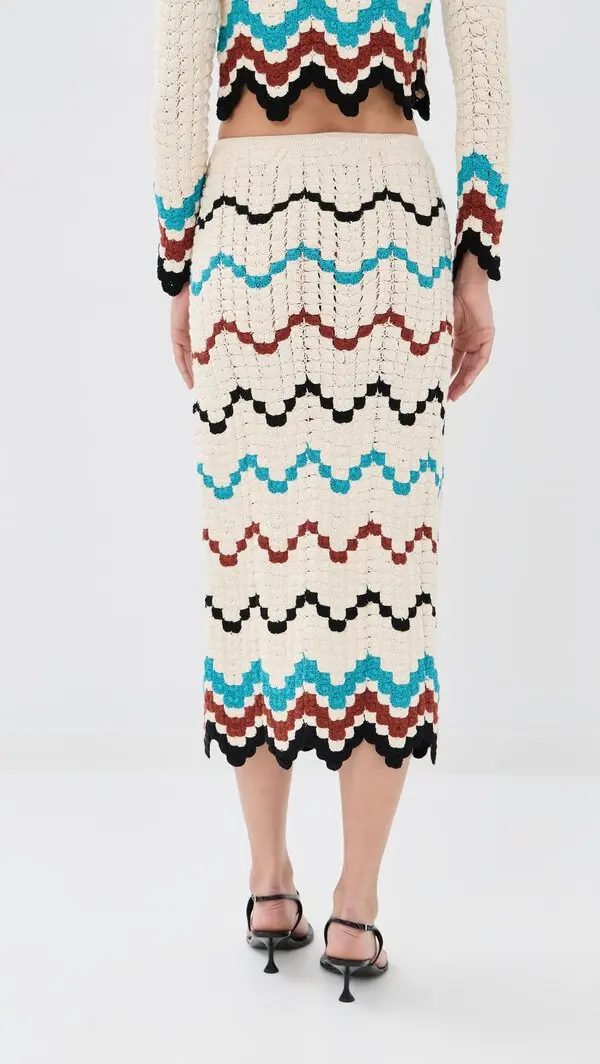 Escvdo Safi Crochet Skirt