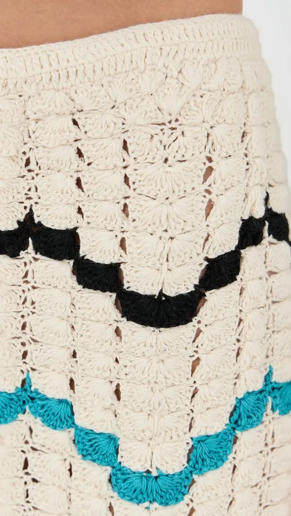 Escvdo Safi Crochet Skirt