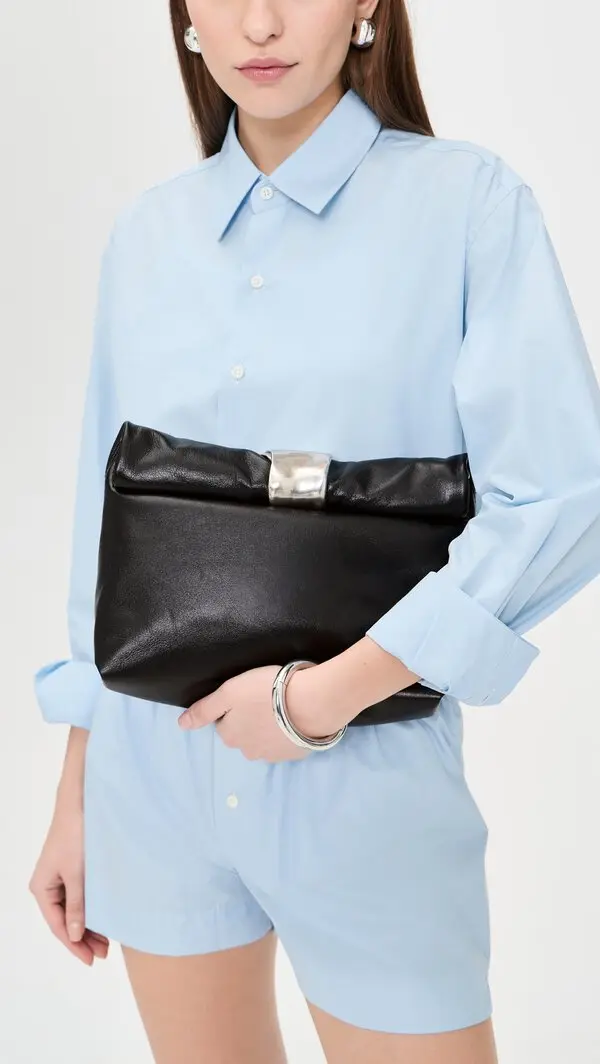 Staud Cuff Clutch - Black