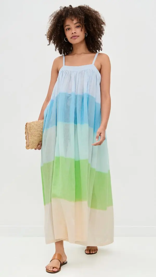 LEMLEM Eda Stripe Maxi Dress