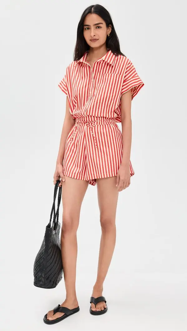 Faithfull The Brand Zion Striped Jumpsuit