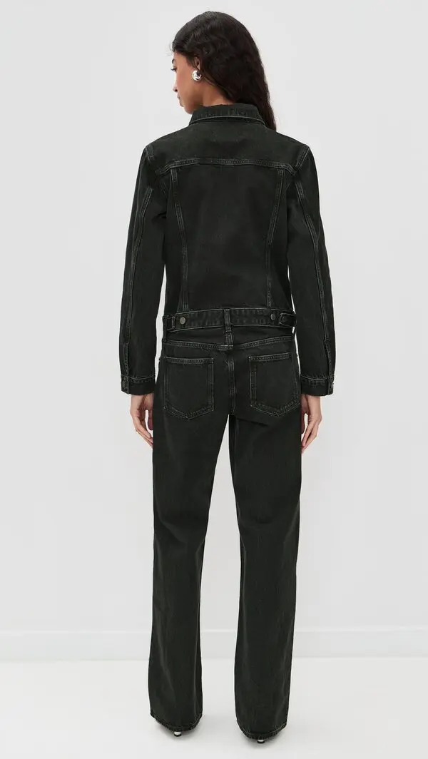 AGOLDE Esther Denim Jumpsuit - Raven