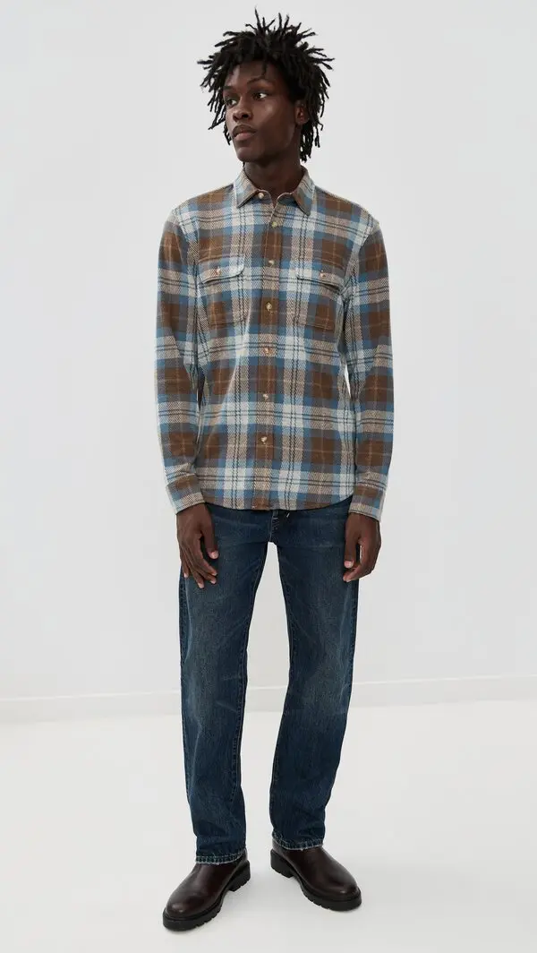 Faherty Brand Legend Flannel-inspired Shirt