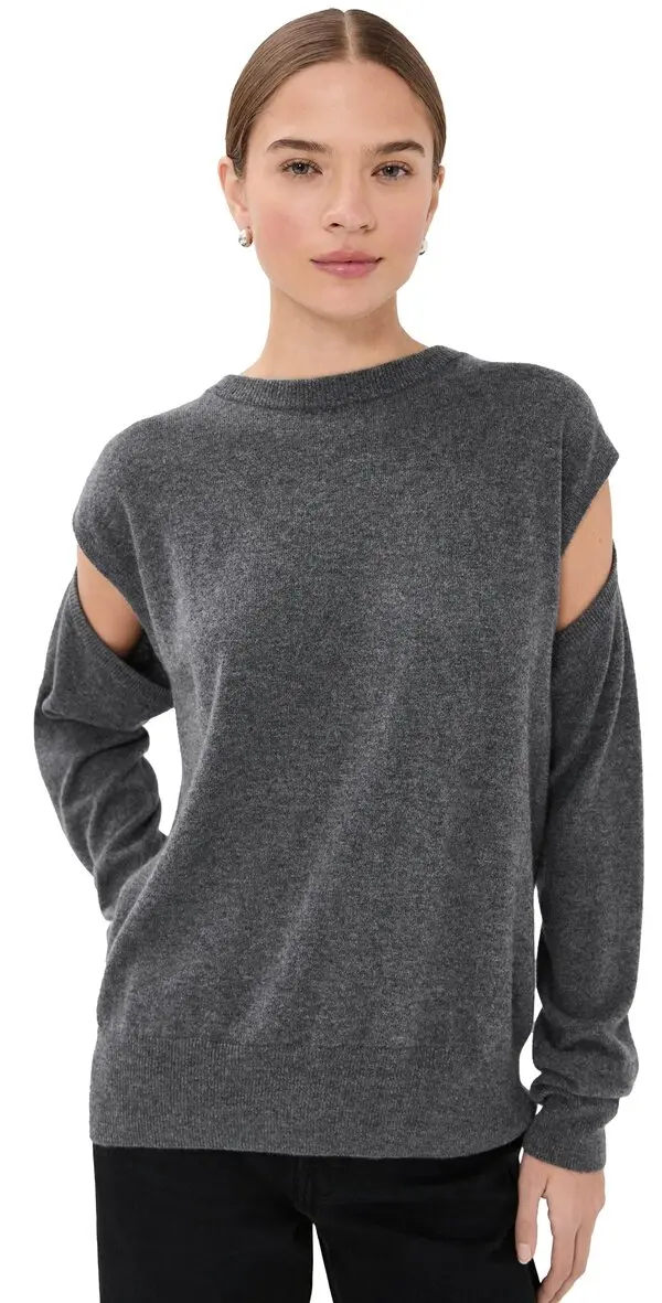 LISA YANG Othelia Cashmere Sweater - Graphite