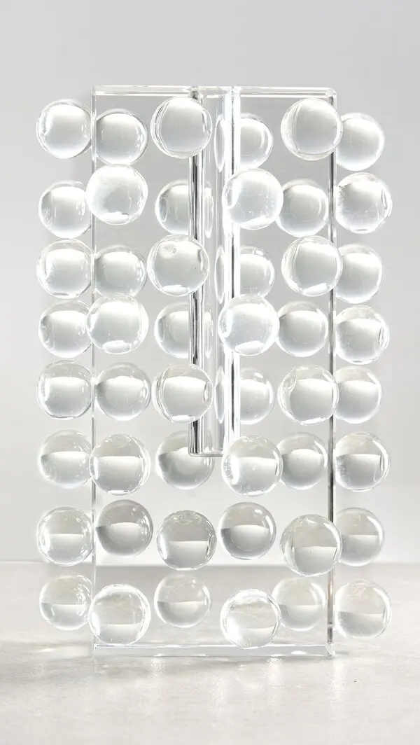TIZO DESIGN Large Crystals Glass Tall Vase