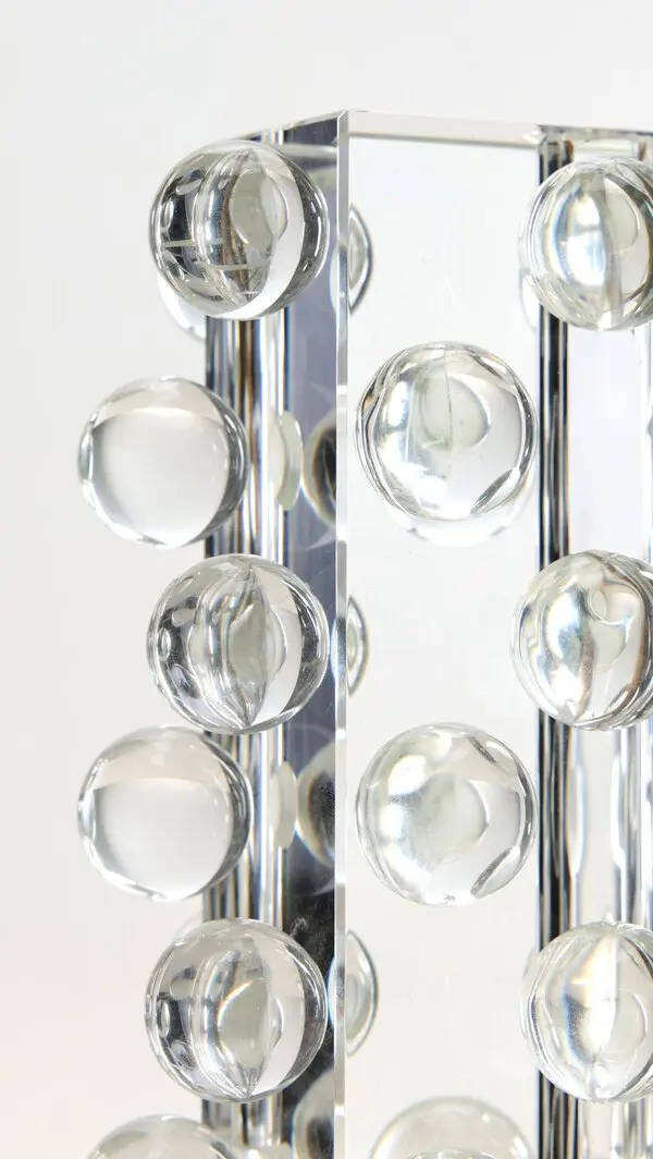 TIZO DESIGN Large Crystals Glass Tall Vase