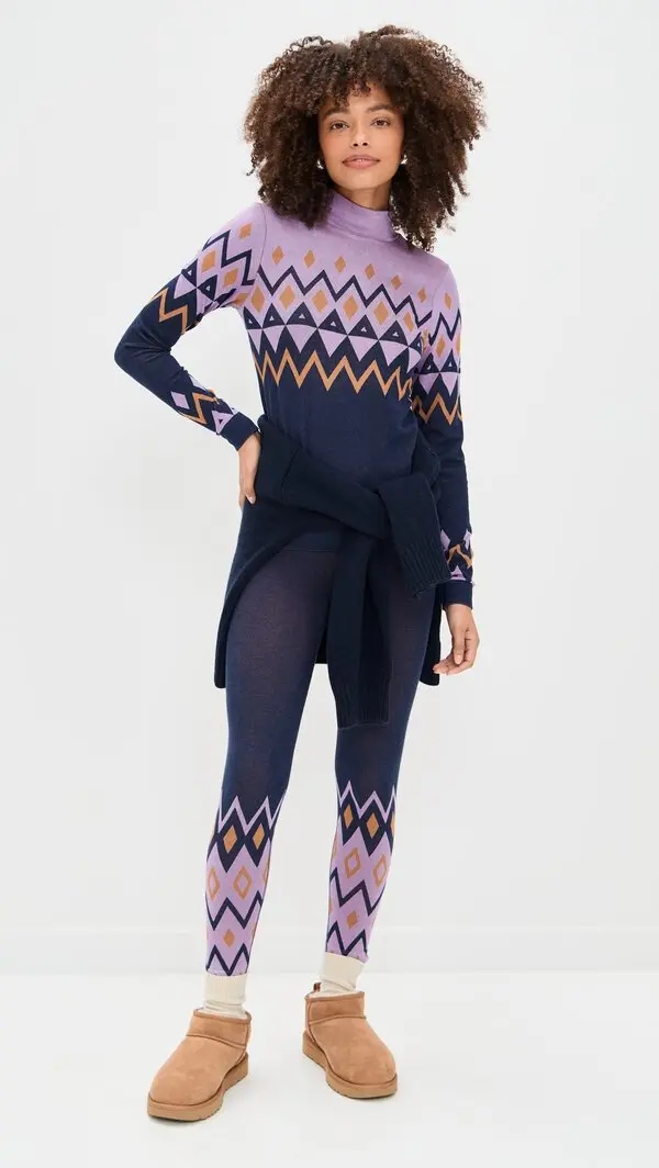 Sweaty Betty Modal Jacquard Base Layer Leggings