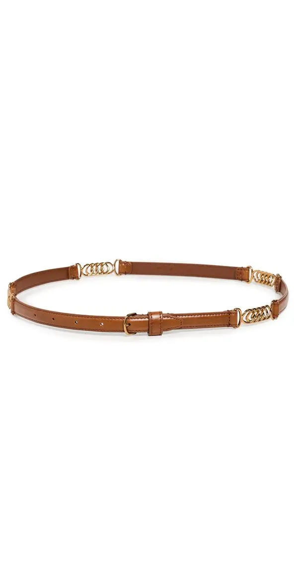 FRAME The Twisted Link Belt - Camel