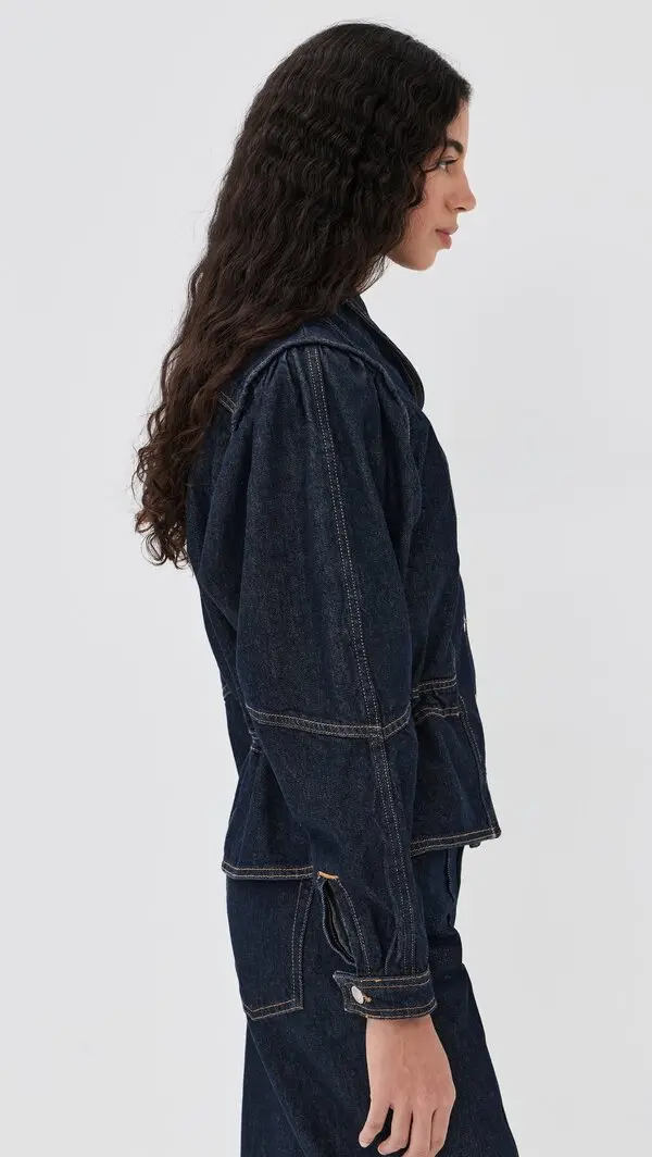 Isabel Marant Dolie Denim Jacket - Dark Midnight