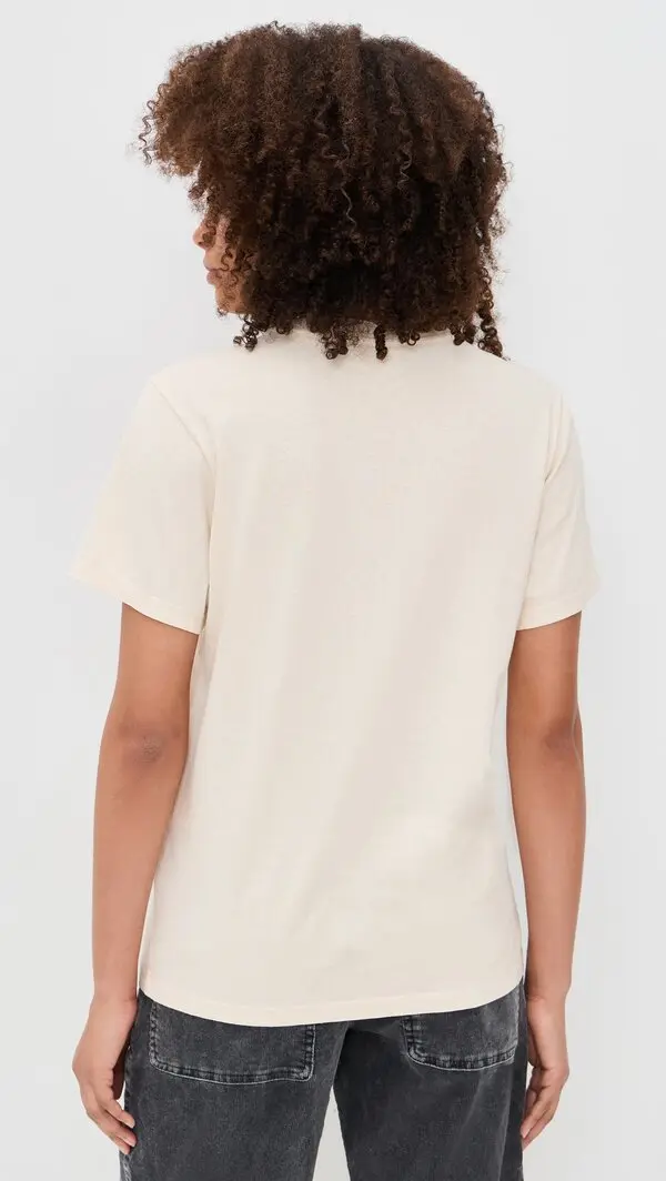 Isabel Marant Gradient Logo Tee - Ecru