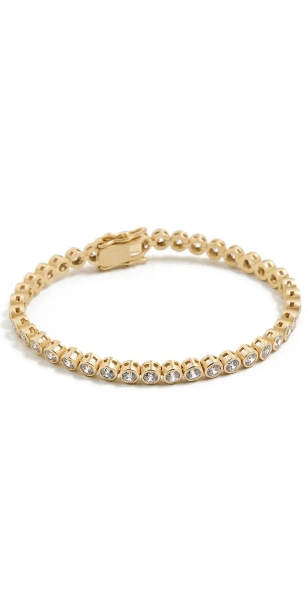 HART Bezel Tennis Bracelet - Gold