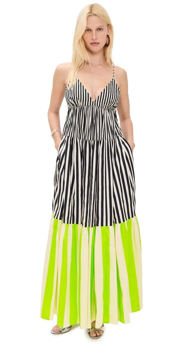 SIMONMILLER Romi Poplin Maxi Dress