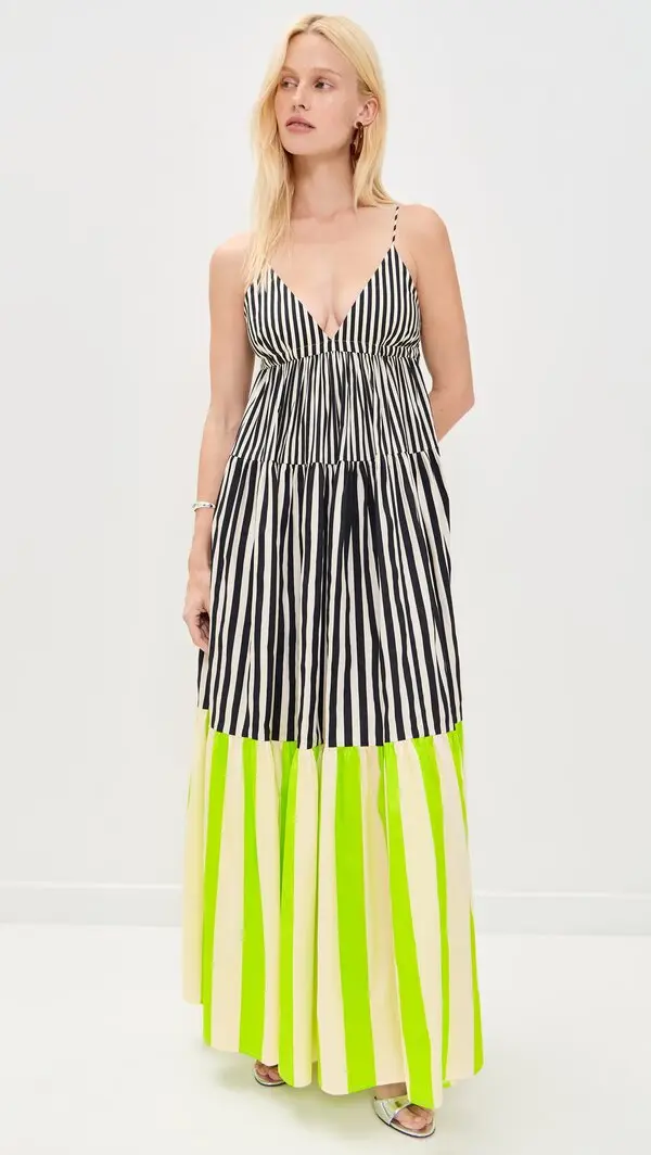 SIMONMILLER Romi Poplin Maxi Dress